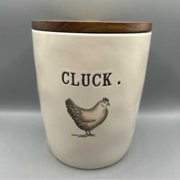 Rae Dunn | Kitchen | Rae Dunn Cluck Cellar Canister Chicken Farm Line ...